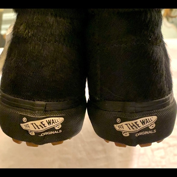 Vans | Shoes | Nwt Vans 8 Black Furry Hitop Sneakers | Poshmark